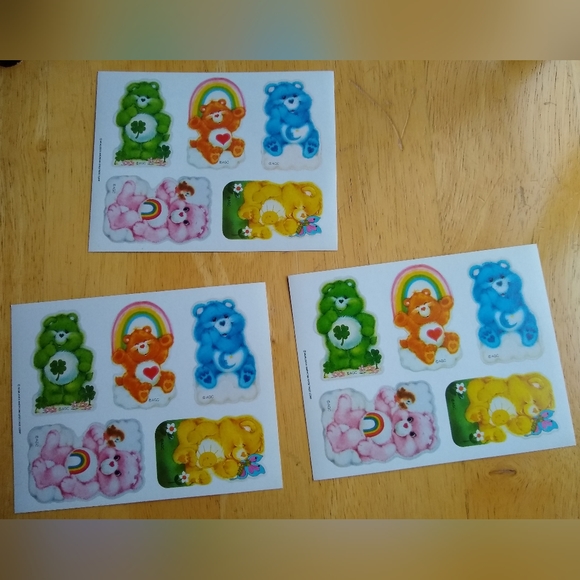 American Greetings | Office | Vintage Care Bear Stickers | Poshmark